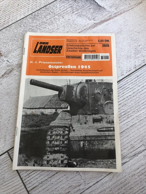 DER LANDSER KLEINBAND 2026 Ostpreußen 1945 EUR 1,00 - PicClick DE