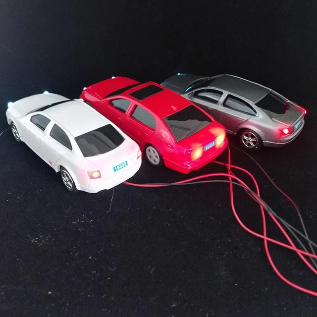 SANDTABLE CAR MODEL Car Layout Mini N Scale Scene 12V 1:150 Can Light ...