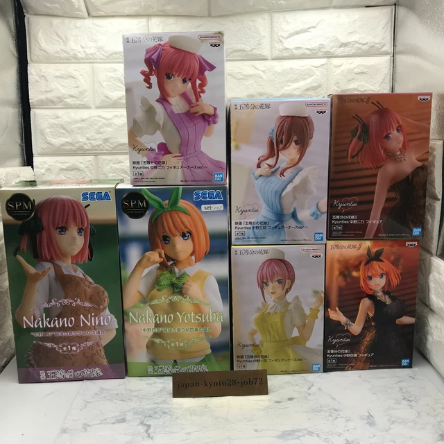 THE QUINTESSENTIAL QUINTUPLETS Itsuki Nino Ichika Miku SEGA Figure set ...