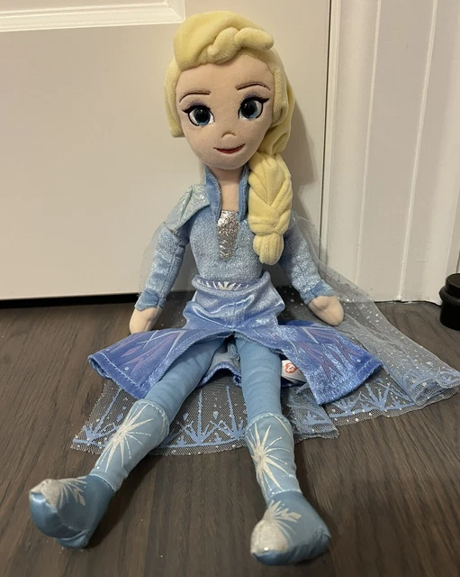 TY BEANIE BABY Sparkle Disney Frozen Elsa Doll Plush Lovey $12.99 ...