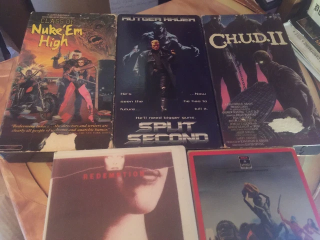 VHS HORROR MOVIE Lot Gore Cult Rare Exploitation Sleaze EUR 76,20 ...