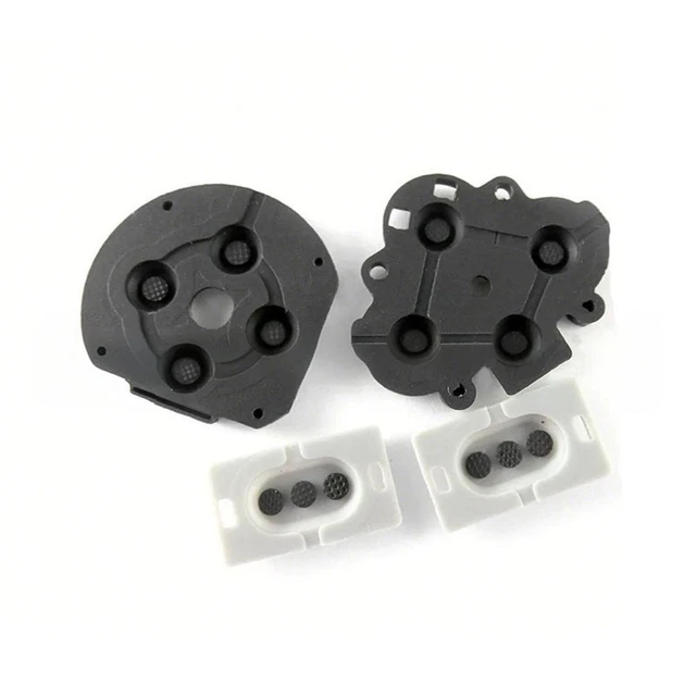 CONDUCTIVE RUBBER BUTTON Buttons Set Replacement For Playstation PSP ...