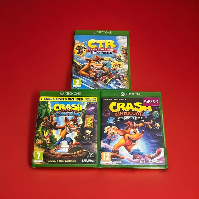 CRASH XBOX ONE Bundle Team Racing Nitro Fueled N Sane Trilogy It’s ...