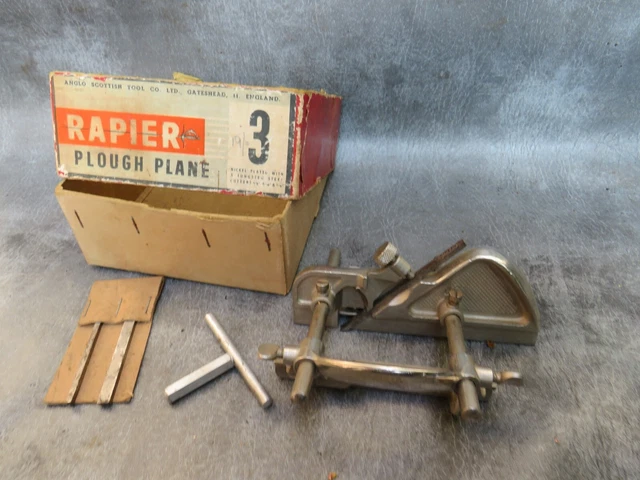 A VINTAGE RAPIER No3 Plough Plane With Box £26.00 - PicClick UK