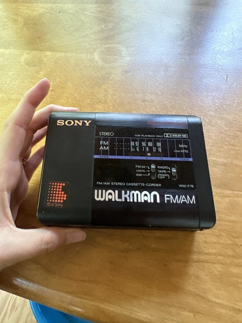 RARE VINTAGE SONY Walkman WM-F66 F76 Radio Cassette Tape Player Not ...