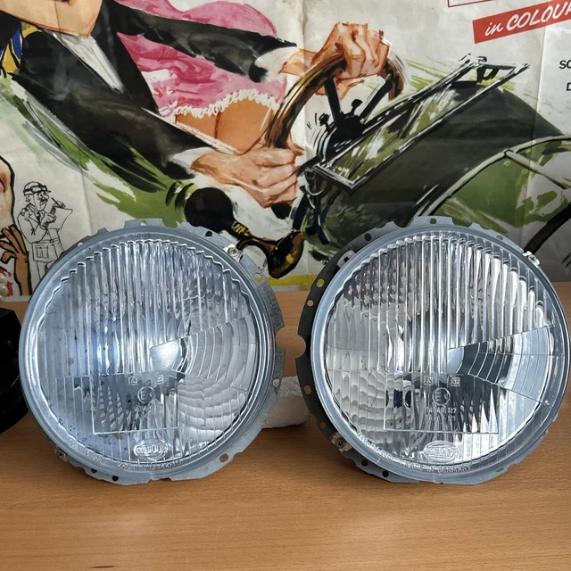 HELLA CLASSIC VOLKSWAGEN Mk 1 MK2 Golf Bay Beetle Headlights NOS Unused ...