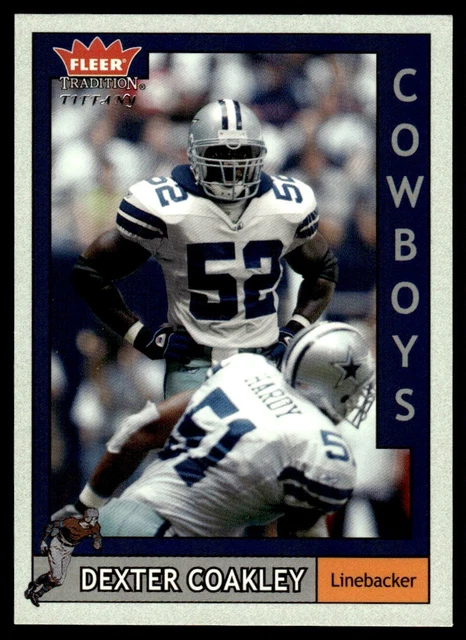 2003 FLEER TRADITION Dexter Coakley 013/200 Dallas Cowboys #171 $2.30 ...