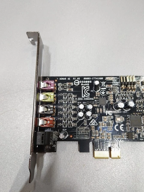 ASUS XONAR SE PCIe 5.1 Channel Sound Card, High-Definition Audio Not ...