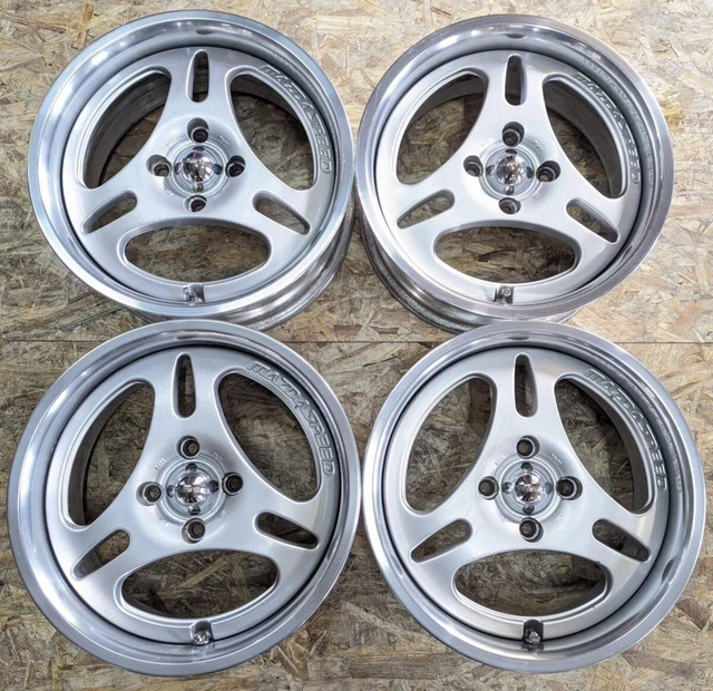 JDM MAZDASPEED MS-03 15 inch 6.5J +38 PCD100 4 holes 4H RAYS Mazda Spe No Tires EUR 3.902,12 ...