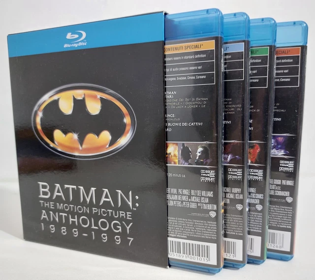 44959 COFANETTO 4 Blu-Ray - BATMAN - The motion picture - Anthology 1989-1997 EUR 16,00 ...
