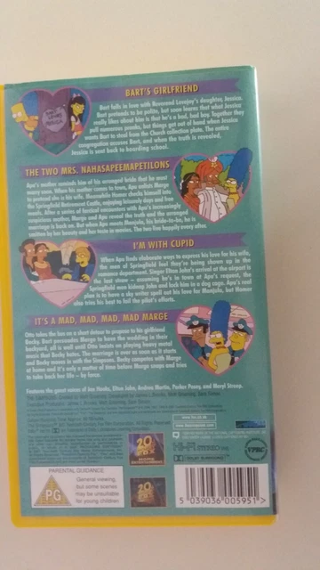 THE SIMPSONS - Love, Springfield Style - VHS Video (with card) - # C £5 ...