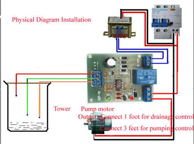 LIQUID LEVEL CONTROLLER Sensor Module Water Level Detection Sensor EUR ...