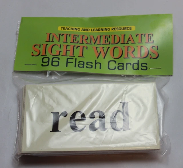 96 SIGHT WORD Flash Cards Intermediate Level 1 2 Grade NEW 96-sight-word-flash-cards-intermediate-level-1-2-grade-new