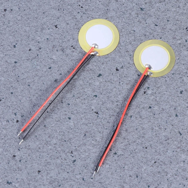 20 PCS MICROS Disque Piezo Piézo Transducteur Piézoélectrique Récupérer ...