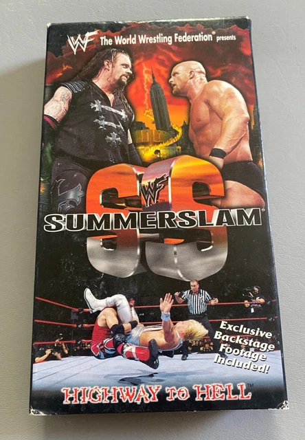 WWF SUMMERSLAM 1998 VHS Videotape Highway to Hell WWE Titan Sports - Ships Free £11.58 - PicClick UK