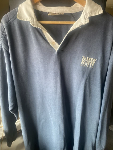 VINTAGE RM WILLIAMS Rugby Jersey Longsleeve Shirt Navy XL $50.00 ...