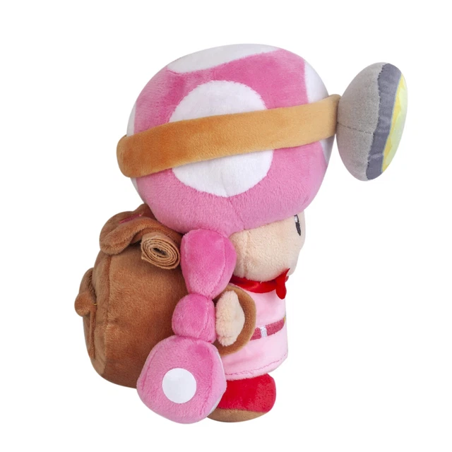 SUPER MARIO BROS Captain Toad Toadette Plush Doll Stuffed Animal Toy ...