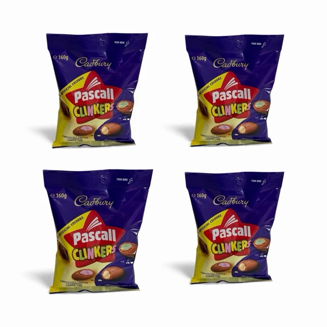 4X CADBURY PASCALL Chocolate Clinkers Candy Bag 160g TikTok Viral 4 ...
