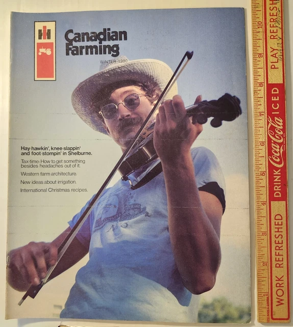 INTERNATIONAL HARVESTER CANADIAN Farming Magazine Winter 1980 Vintage ...