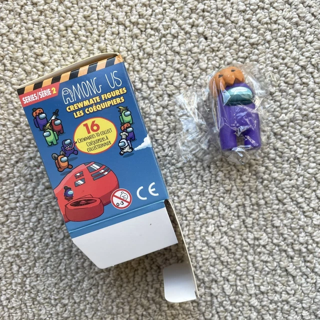 AMONG US BLIND Box Series 2 Purple Crewmate Pumpkin Hat 2" Mini Figure ...