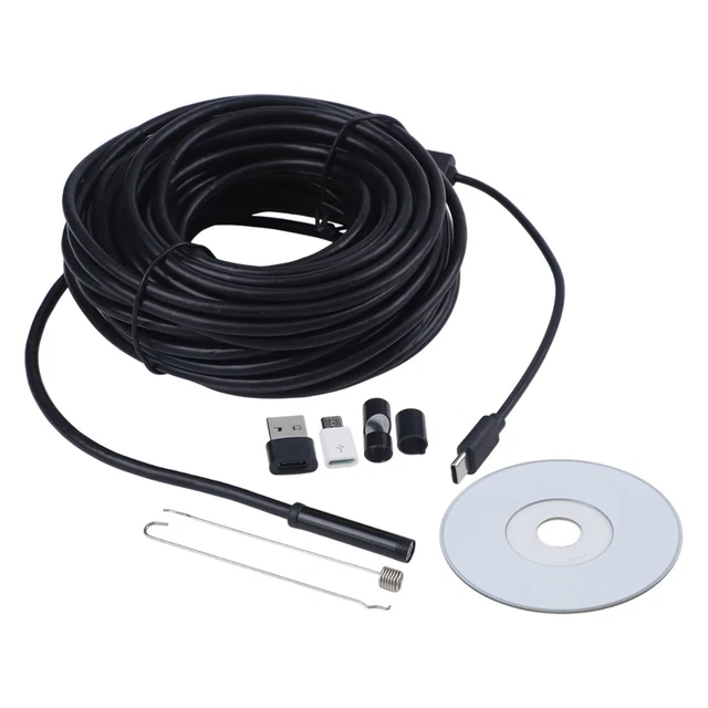 15M/50PIPE INSPECTION CAMERA Video Ft Sewer Drain-Cleaner-Waterproof ...