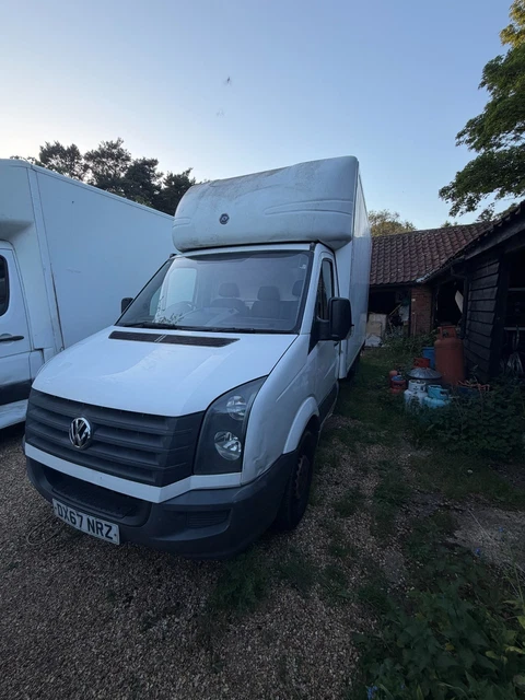 VW CRAFTER 3.5T Luton Box Van Tail Lift NO VAT Starts & Drives NO ...