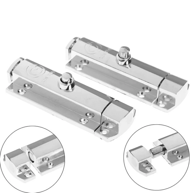 HOME DOOR SECURITY Guard Latch Bolt Gate Lock Stainless Steel Spring ...
