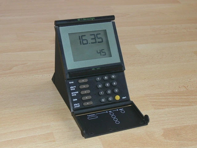 BRAUN WECKER FUNKWECKER Time Control Digital Funkuhr 3877 / DB 10 fsl EUR 85,00 - PicClick DE