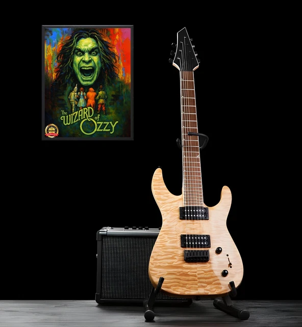 OZZY OSBOURNE - The Wizard of Ozzy - Tribute Art - Metal Sign 11 x 14 ...