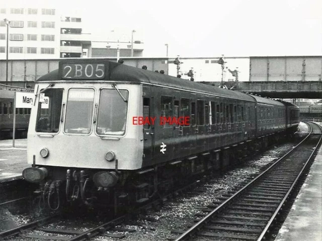 PHOTO AN Unidentified Class 115 4-Car Dmu Leaving Marylebone In Br Rail ...