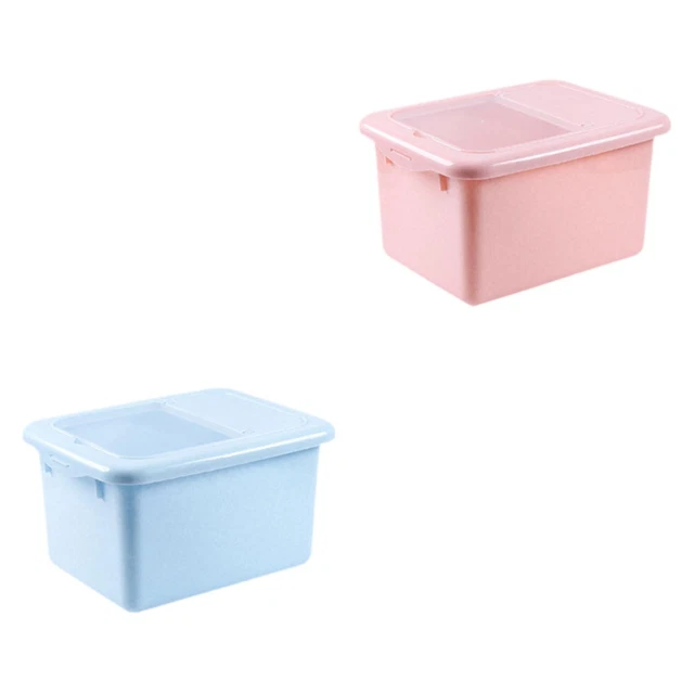 BAC DE RANGEMENT pour riz, organiseur de garde-manger solide et ...