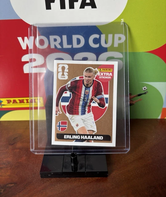 PANINI FIFA WORLD Cup 2026 Sticker Collection Extra Sticker Erling ...