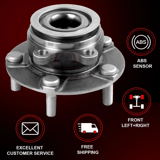 HUB DE ROULEMENT de roue avant pour Nissan Rogue 2008-2013 Rogue Select ...