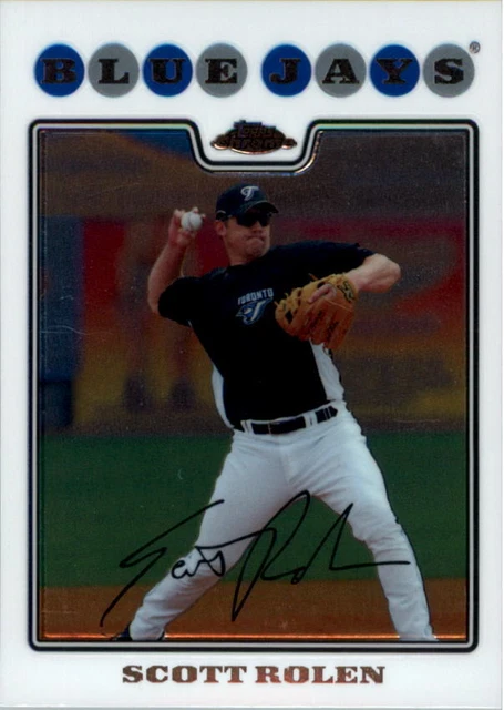 CARTE DE BASEBALL 2008 Topps Chrome Toronto Blue Jays #49 Scott Rolen ...
