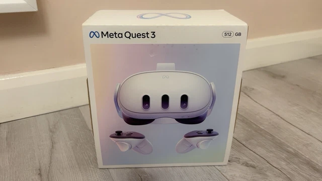 META QUEST 3 Virtual Reality Headset 512GB All-in-One New In Box Never ...