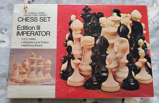 VINTAGE CLASSIC GAMES Chess Set Collectors Series Edition III £22.00 ...