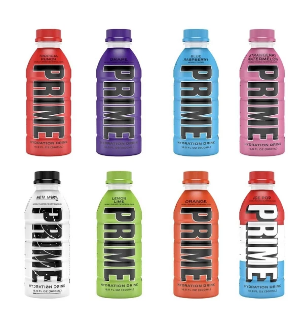 PRIME HYDRATION ENERGY Drink 500ml by Logan Paul & KSI - ALL Flavours ...