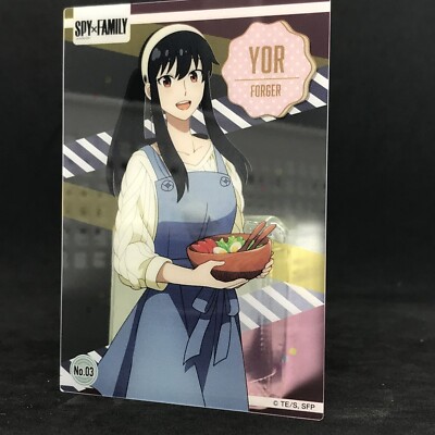 SPY X FAMILY YOR FORGER No.03 Japanese Collectable Clear Card Anime £6. ...