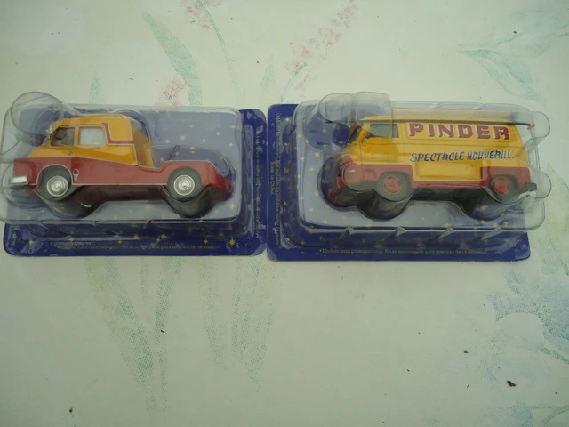 CAMIONETTE PINDER &ESTAFETTE " Renault Colleur d'affiches + remorque ...