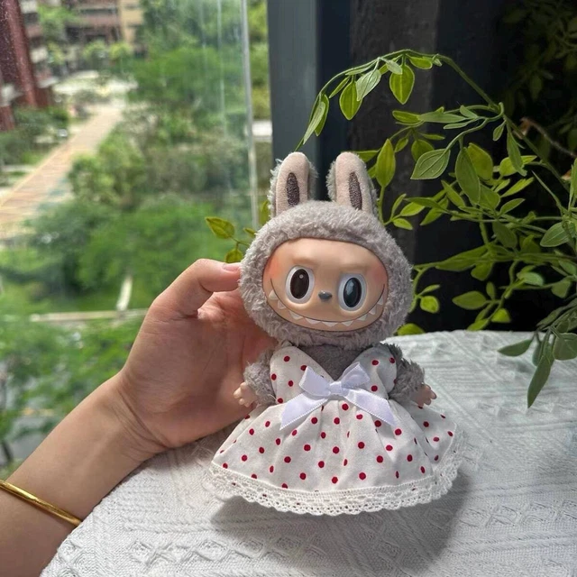 HANDMADE LABUBU NIGHT Party Gown Dress| Red & Black Polka Dot Gown ...