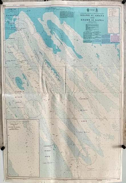ADMIRAUTÉ 1265 APPROCHES Shatt Al Arab Arvand Rud Khawr Al Amaya Khawr ...
