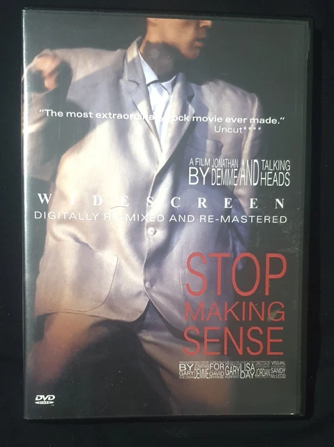 STOP MAKING SENSE: A Film By Jonathan Demme And Talking Heads [DVD] £18 ...