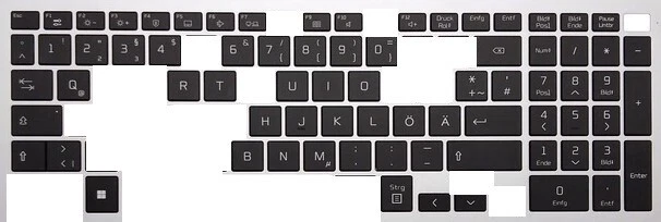 IN160 TASTO PER tastiera LG Gram 17Z90P-G 17Z90P-K 17Z90P-N 17Z90P EUR ...