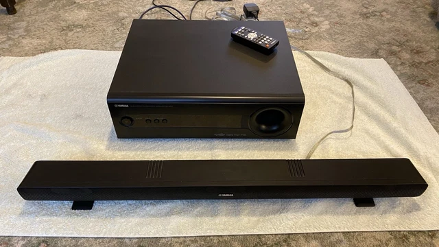 YAMAHA SR-300 INTEGRATED Receiver Subwoofer and Soundbar Set NS-BR300 ...