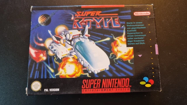 SUPER R-TYPE RTYPE Super Nintendo SNES Cib Ovp Box Purple Lila FAH *Great* EUR 49,50 - PicClick DE
