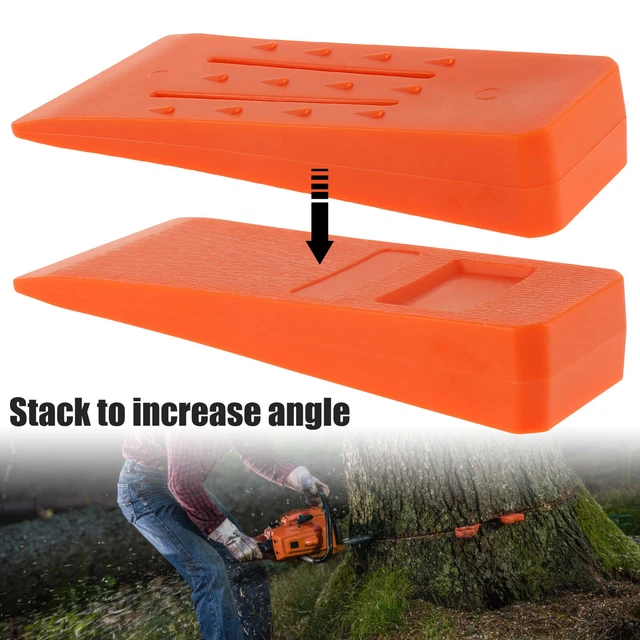 6PACK TREE FELLING Wedges Logging Cutting Falling Wood Chainsaw Cutting ...