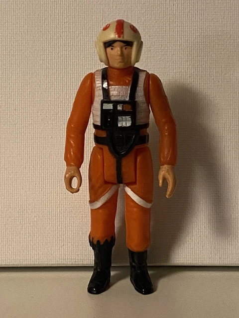 VINTAGE STAR WARS Luke Skywalker X-Wing Pilot 1978 GMFGI Action Figure ...