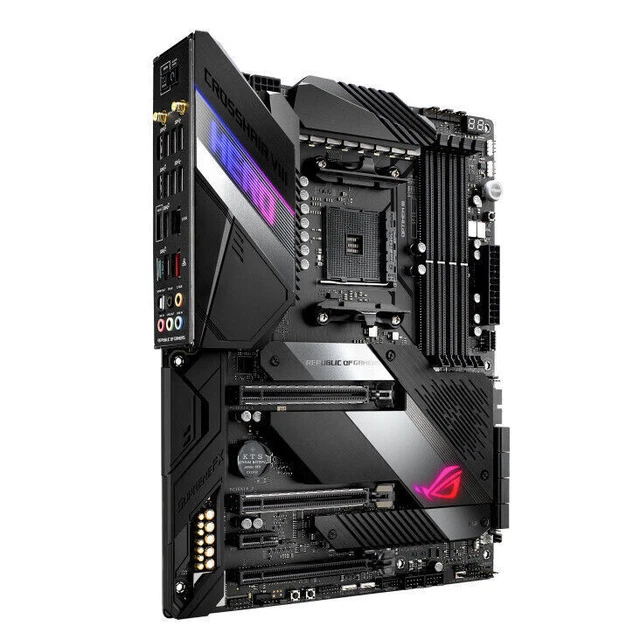 ASUS ROG CROSSHAIR VIII Hero (WI-FI) C8H AMD X570 AM4 Socket Support ...