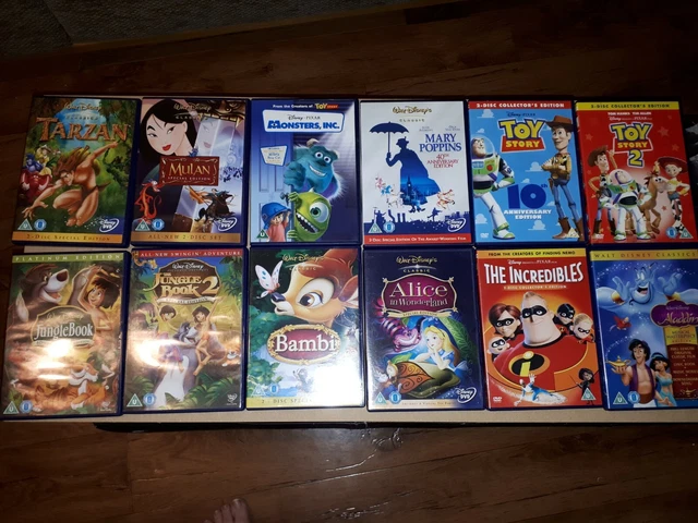 DISNEY DVDS BUNDLE- 24 In Total, xmas gift post tuesday £8.50 - PicClick UK