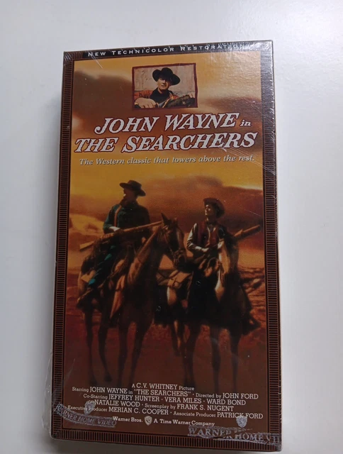 THE SEARCHERS VHS Tape John Wayne Western Natalie Wood 1956 New Sealed ...